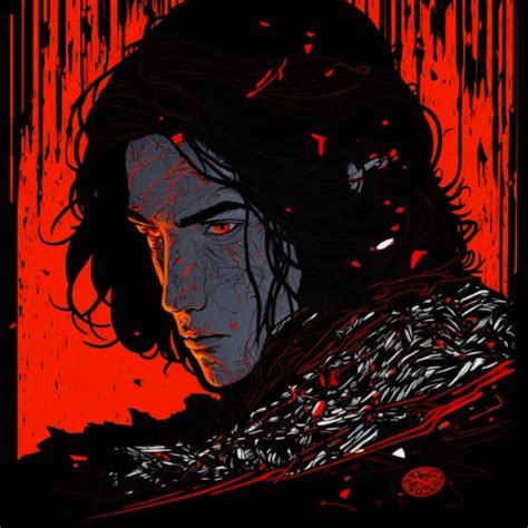 Kylo Ren In The Art Style Of Gustav Klimt