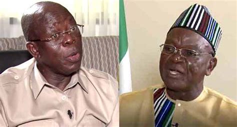 Gov Ortom Vs Oshiomhole Court Fixes Date For Case Against Apc