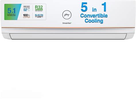 Godrej Godrej 1 Ton 3 Star Inverter Split Ac Ei 12tinv3r32 Gwa At