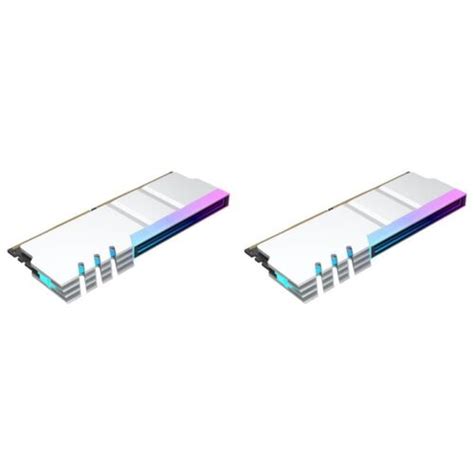 2x Ordinateur Ddr4 Ddr5 5v Argb Sync Mémoire Radiateur Pc Rvb Coloré