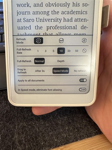 neoreader refresh settings r onyx boox