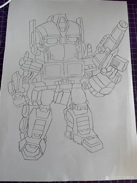 儿童擎天柱简笔画教程完整版（汇总13张） 简笔画图片大全