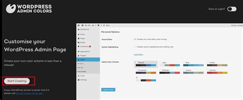 How To Change The Admin Color Scheme In Wordpress Pixelaar Fzc Llc