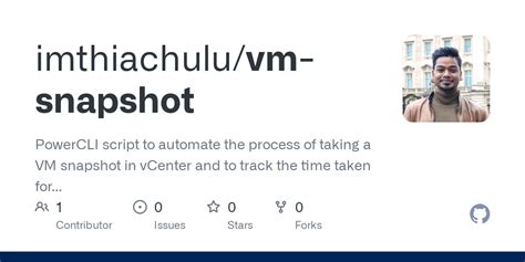 Github Imthiachulu Vm Snapshot Powercli Script To Automate The