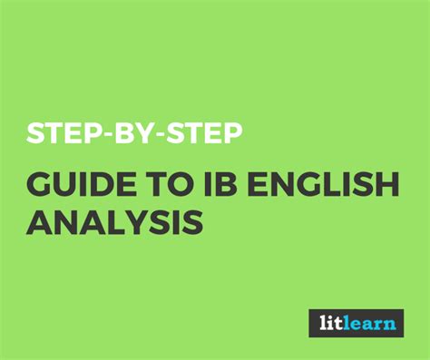 Ib English Analysis A Step By Step Guide