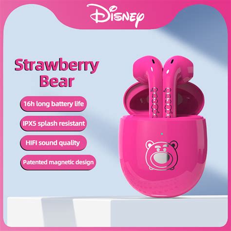 Disney Q1 Bluetooth Wireless Earphone Mickey Mouse Earbuds Waterproof