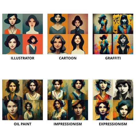 Midjourney Style Chart By Robomar AI Art Weird Wonderful AI Art