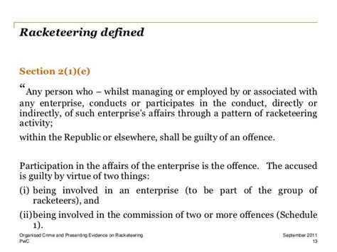 Racketeering Meaning