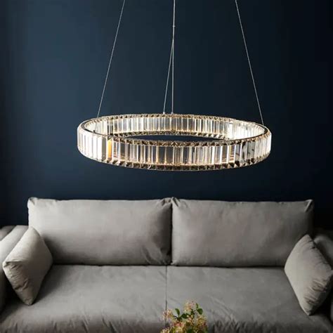 Aspire Lighting Wlj Clear Crystal Led Linear Pendant