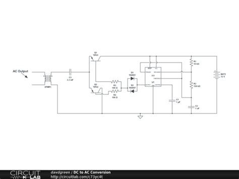 Dc To Ac Conversion Circuitlab