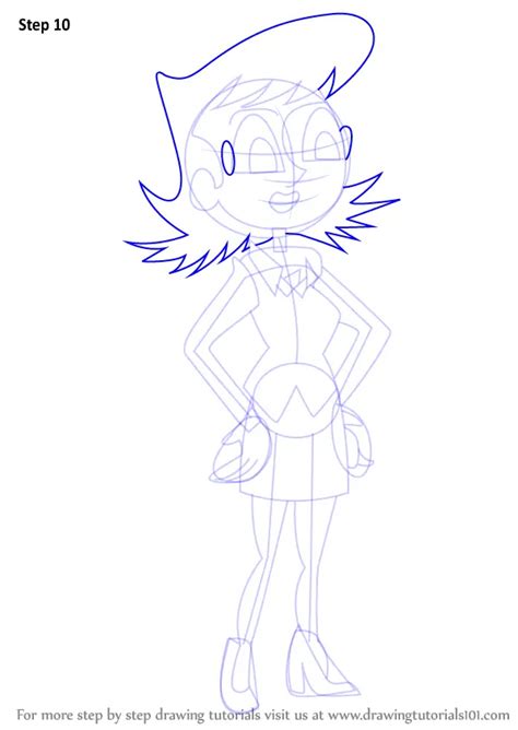 How To Draw Lila Test From Johnny Test Johnny Test Step By Step