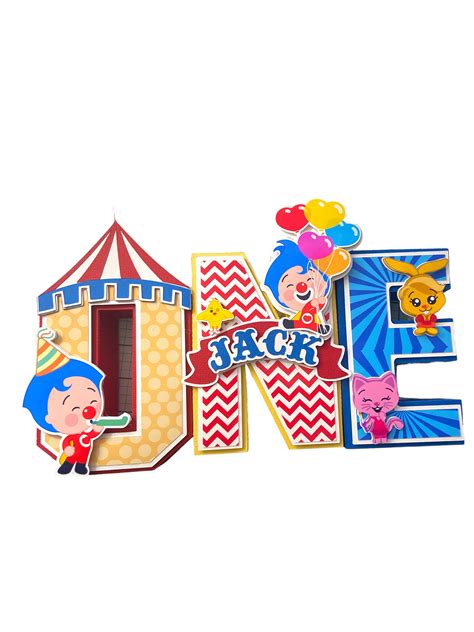 Plim Plim Carnival 3 D Letter Circus 3d Letters Payaso Plim Plim Porn