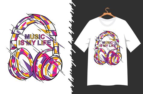 Music Illustration For T Shirt Design 12044505 Vector Art At Vecteezy