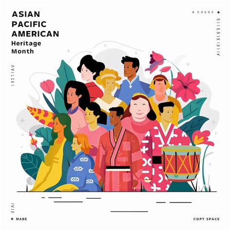 Premium Photo Asian Pacific American Heritage Month Celebrated In May