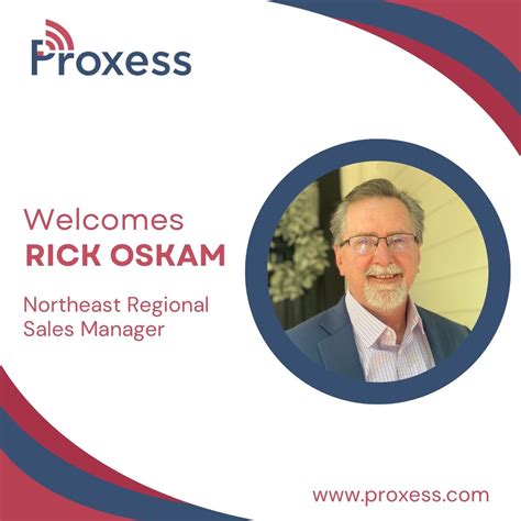 We Are Excited To Welcome Rick Oskam To The Proxess Team Rick Joins Us