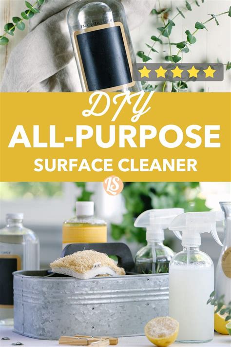 How To Make Homemade All Purpose Surface Cleaner Live Simply