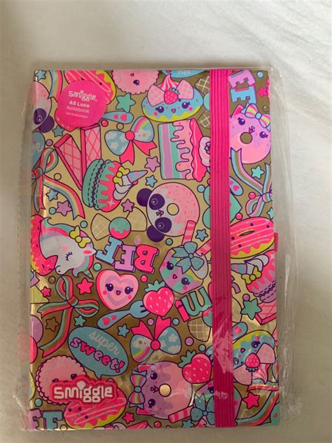 Bnip Authentic A5 Luxe Smiggle Notebook Hobbies And Toys Stationery