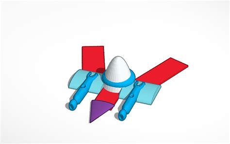 3d Design Plain Plane Tinkercad