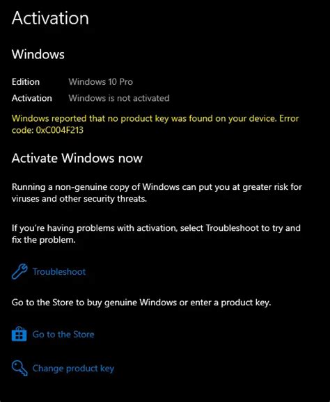 Çözüldü Windows 10 Aktifleştirirken Error Code 0xc004f213 Hatası