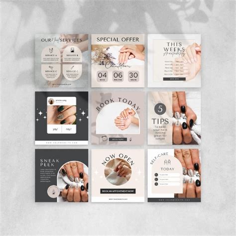 50 Nail Tech Instagram Posts Effortless Content Hub