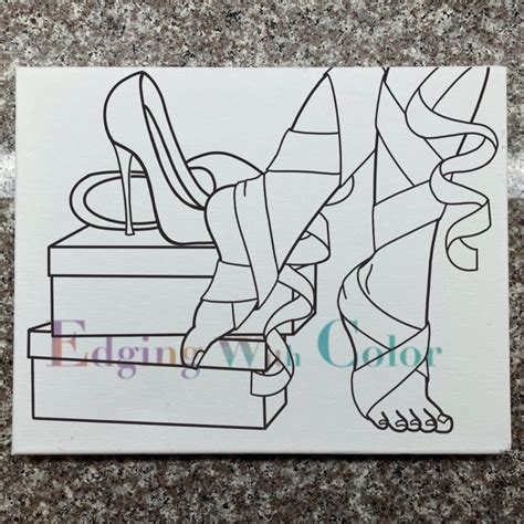 18 Erotic Art Sip And Paint Pre Drawn Canvas Kink Art Etsy Uk