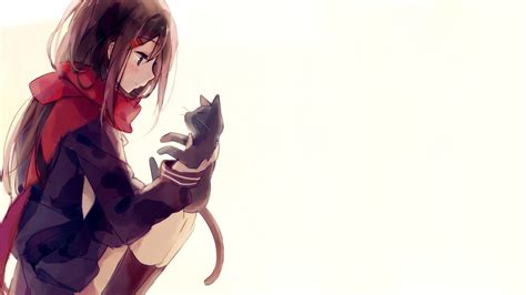 Anime Girl Wallpaper Full Hd Beautiful Wallpaper Full Cute Anime Cat