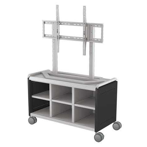 Compass Mobile Modular Cabinets With Cubbies And Tv Mount Schools In
