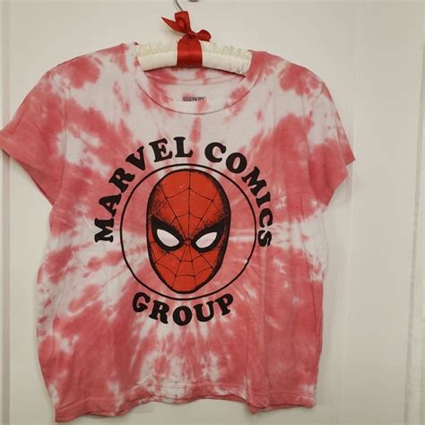 Marvel Tops Marvel Comics Spiderman Crop Top Poshmark