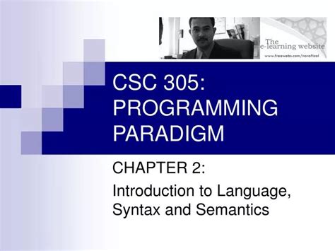 ppt csc 305 programming paradigm powerpoint presentation free
