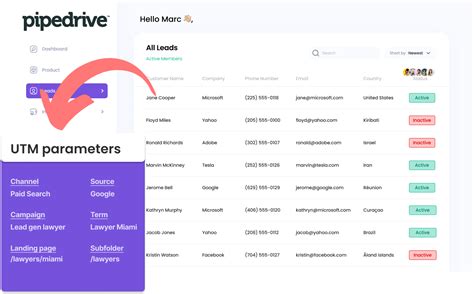 Capture Utm Parameters Into Pipedrive Without Code Lead Sources