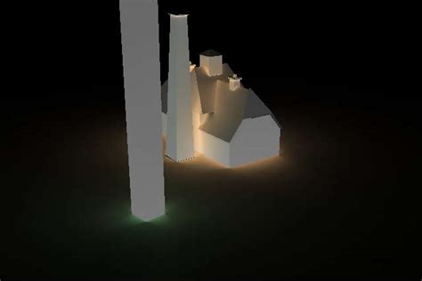Noisy Irradiance Rendering From Glow Materials Radiance General