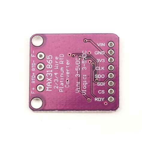 TZT MAX31865 Platinum PT100 RTD To Digital Temperature Sensor Amplifier
