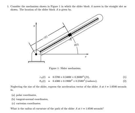 Solved Consider The Mechanism Shown In Figure In Which Chegg