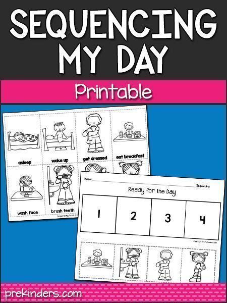 Sequencing My Day Daily Routine Activities Sequencing Activities