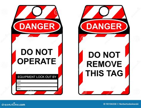 Safety Lockout Tagout Clip Art