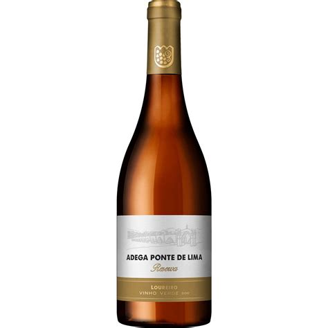 Vinho Branco Verde Reserva Loureiro Garrafa 75 Cl Adega Ponte De Lima