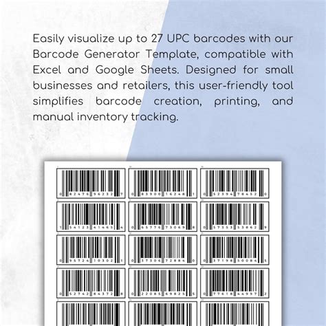 excel barcode generator upc codes and inventory management digital
