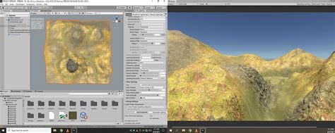 My UNITY PROJECT TERRAIN Behance