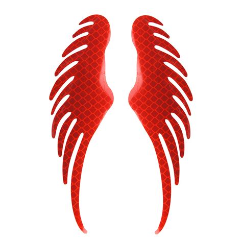Safety Warning Reflective Car Sticker Angel Wings Vicedeal