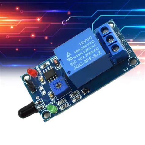 fire detection module ir flame sensor module 60 degree sensing 12vdc