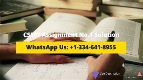 cs507 assignment no 1 solution fall 2023 youtube