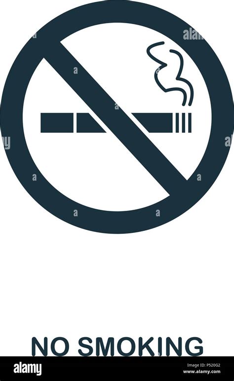 No Smoking Icon Line Style Icon Design UI Illustration Of No Smoking