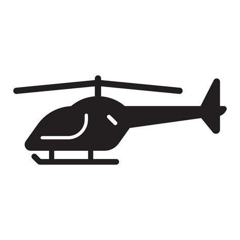 Helicopter Icon Vector 24394415 Vector Art At Vecteezy