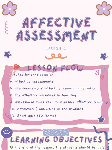Affective Assessment Download Free Pdf Affect Psychology Learning