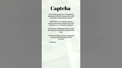 What Is Captcha Computer Basic Knowledge Computerknowledge