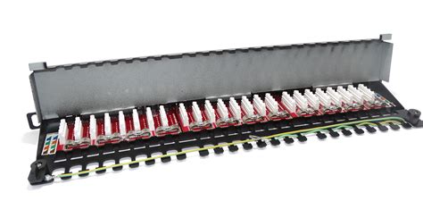 Patch Panel Blindado Cat 6 05u 24 Portas 90º Patch Panel Blindado Cat 6 05u 24 Portas 90º
