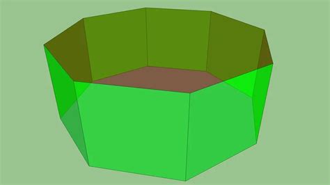Octagonal Prism 3d Model