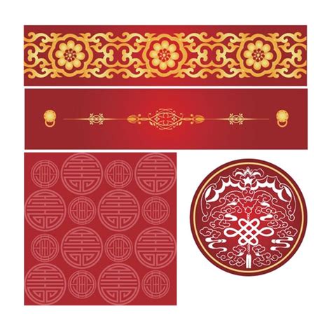 中国風のパターン ベクター 無料素材イラスト・ベクターのフリーデザイナー
