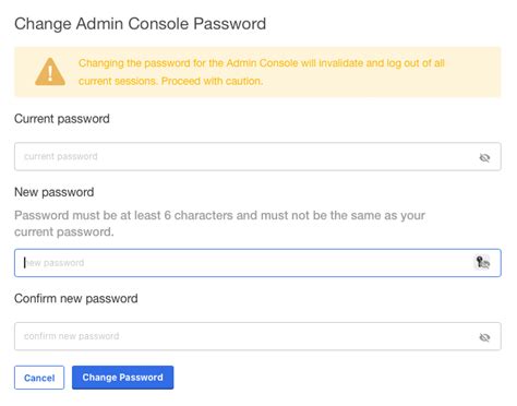 Overview Of The Admin Console