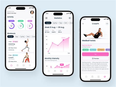Fitness App Design Concept By Dmitry Lauretsky In 2025 Workout Apps Fitness Apps Design